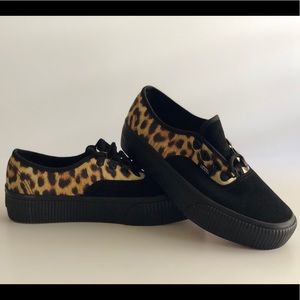Vans | Shoes | Vans Authentic Platform Embossed Black Leopard | Poshmark